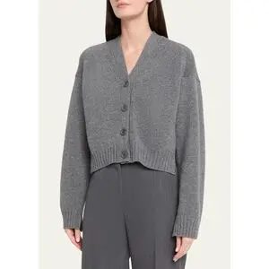 FFORME Enika Cropped Wool-cashmere Cardigan
