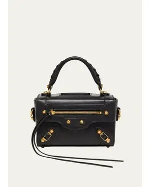 Balenciaga Le City Leather Top-handle Bag - Black