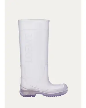 Loewe Storm Rubber Knee-high Rain Boots - Transparent