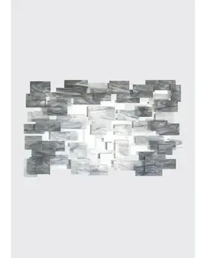 KARO STUDIOS Glass And Metal Wall Sculpture - Multi