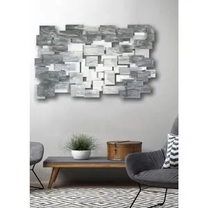 KARO STUDIOS Glass And Metal Wall Sculpture