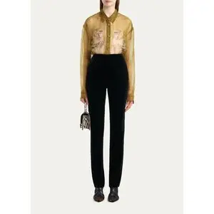 Khaite Goya Silk Organza Shirt