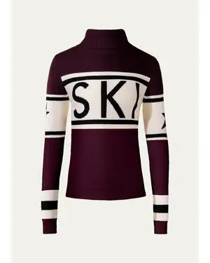 Perfect Moment Schild Ski Intarsia Turtleneck Sweater