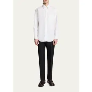 Balenciaga Cotton Poplin Point-collar Sport Shirt