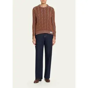 Marni Cable Knit Crewneck Sweater