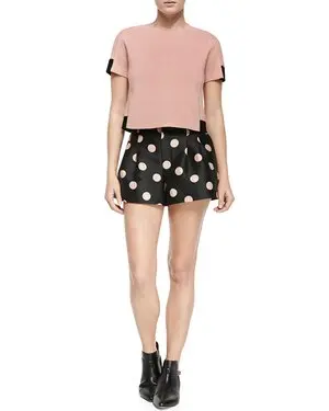 Veronica Beard Perezzi Asymmetric Linen Shirt