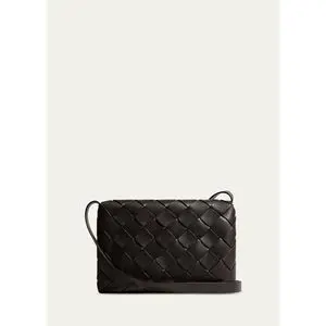 Bottega Veneta Diago Large Intreccio Leather Messenger Bag