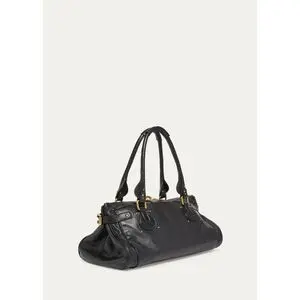 Chloé Paddington Xl Leather Shoulder Bag - Black