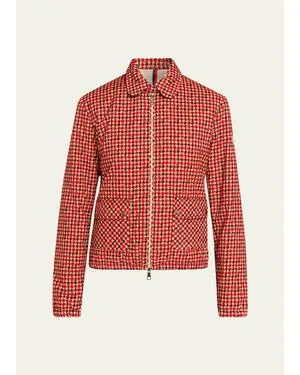 Moncler Lanset Packable Short Down Shirt Jacket