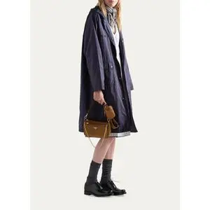 Prada Re-edition Logo Top Handle Bag - Brandy