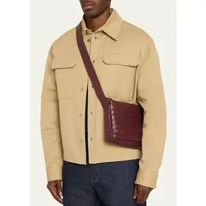 Bottega Veneta Drawstring Leather Dustbag - Deep Mahog