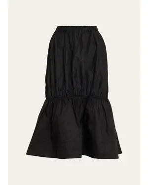 MELITTA BAUMEISTER Ruched Skirt - Black