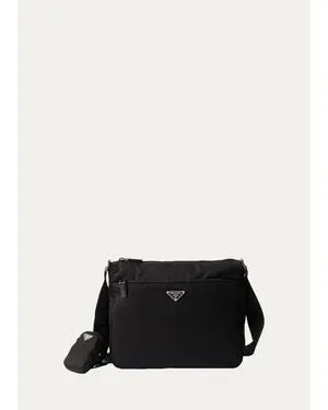 Prada Vela Re-nylon Messenger Bag