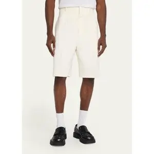 Bottega Veneta Cotton And Silk-blend Chino Shorts