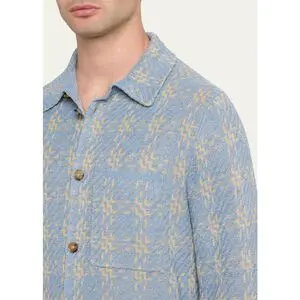 Guest In Residence Light Blue Knit Button-down Shirt