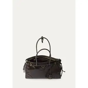 Prada Bonnie Leather Shoulder Bag - Forest