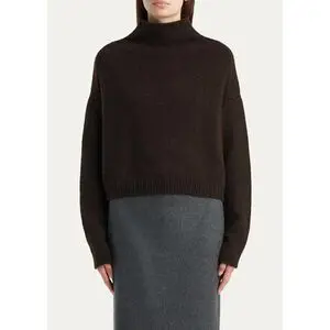 Khaite Marke Mock Turtleneck Cashmere Sweater