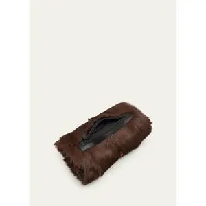 Moncler Goat Shearling Handwarmer With Strap