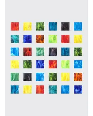 KARO STUDIOS Nature Glass Wall Sculpture - Multi