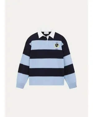 WE-AR4 The Royal Striped Polo Sweater
