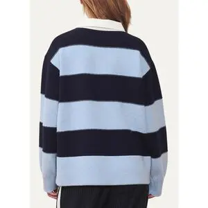WE-AR4 The Royal Striped Polo Sweater