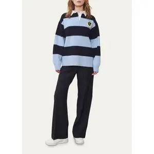 WE-AR4 The Royal Striped Polo Sweater