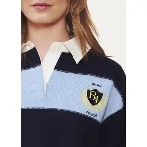 WE-AR4 The Royal Striped Polo Sweater