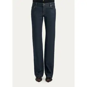 Khaite Conforti Cotton-blend Jeans