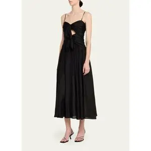 Zimmermann Aster Scarf Midi Dress