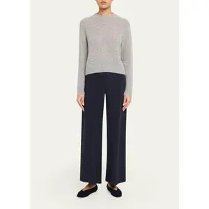LISA YANG Solene Cashmere-silk Crewneck Sweater