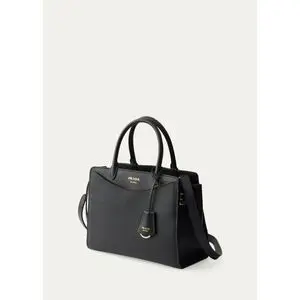 Prada Prelude Medium Leather Top-handle Bag - Palisander
