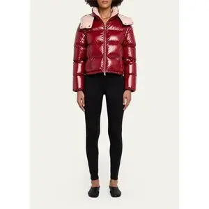Moncler Niveole Short Down Jacket - Red