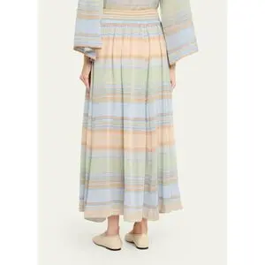 Zimmermann Indra Stripe Circle Skirt