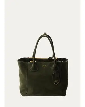 Prada Nova Suede Top-handle Bag