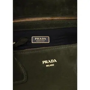 Prada Nova Suede Top-handle Bag
