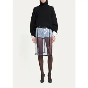 TOM FORD BOUTIQUE Wool-cashmere-mohair Chunky Knit Turtleneck Sweater