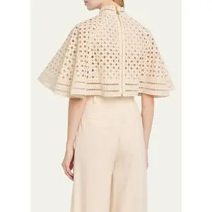 Zimmermann Indra Embroidered Cape
