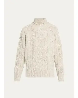 TOTEME Cable-knit Turtleneck Sweater