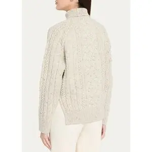 TOTEME Cable-knit Turtleneck Sweater