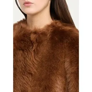 TOTEME Silky Lamb Shearling Short Coat
