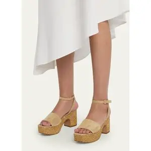 Vince 75mm Castella Suede Platform Sandals