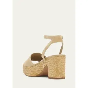 Vince 75mm Castella Suede Platform Sandals