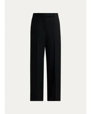 TOM FORD Wool Grain De Poudre Slanted Straight-leg Pants