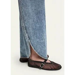 Alaïa Denim Petal Pants
