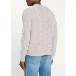 Iris Von Arnim Cashmere Cable Crewneck Sweater