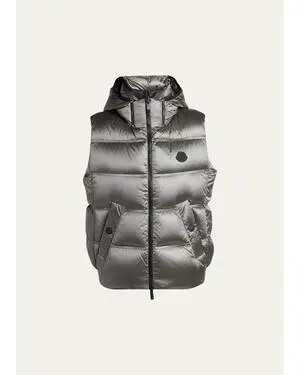 Moncler Fluidite Zip-front Down Vest