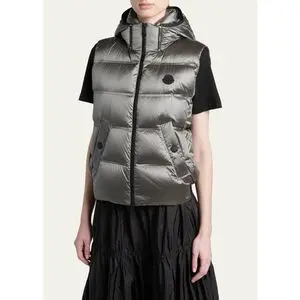 Moncler Fluidite Zip-front Down Vest