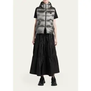 Moncler Fluidite Zip-front Down Vest