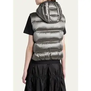 Moncler Fluidite Zip-front Down Vest