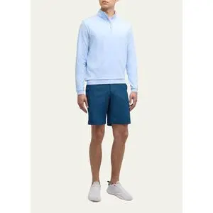 Peter Millar Perth Micro-stripe Half-zip Sweater